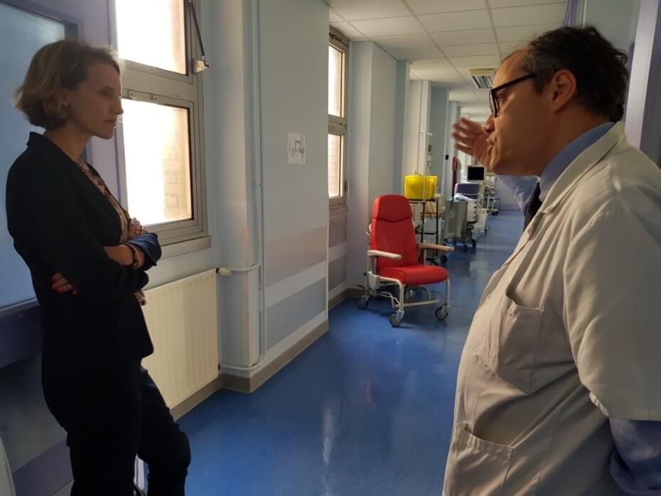 Inauguration de la maternité rénovée de l'hôpital Beaujon - Céline ...